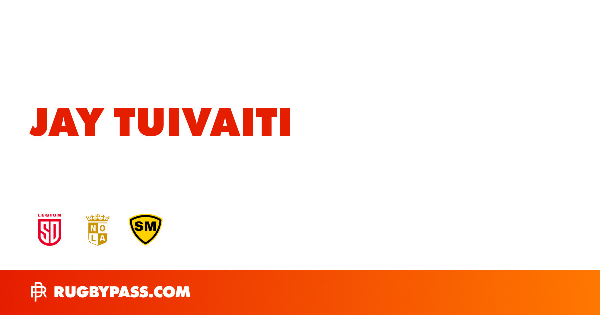 Jay Tuivaiti Rugby Bio | News, Stats, Age, Height & Team | RugbyPass