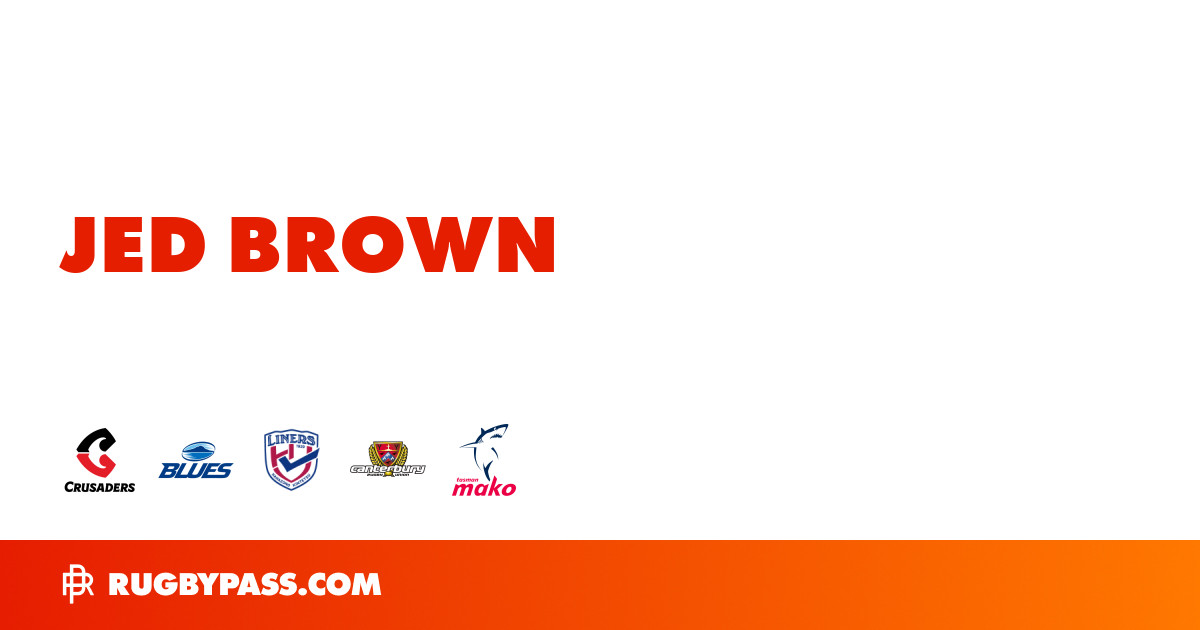 Jed Brown Rugby Bio | News, Stats, Age, Height & Team | RugbyPass