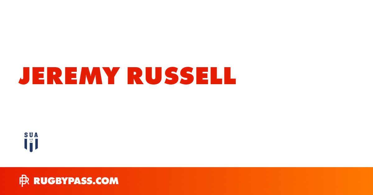 Jeremy Russell Rugby Bio | News, Stats, Age, Height & Team | RugbyPass