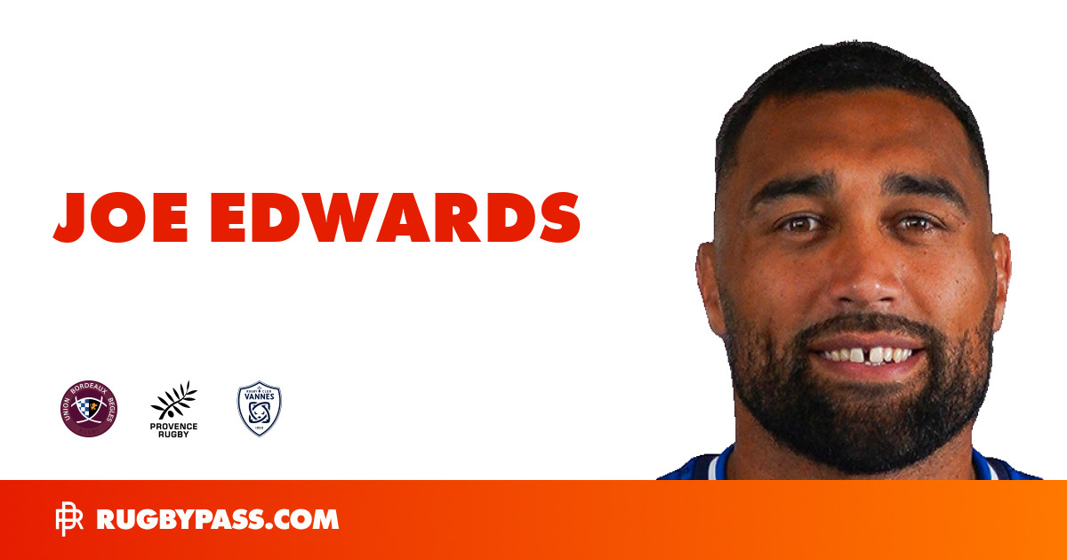 Joe Edwards Rugby Bio | News, Stats, Age, Height & Team | RugbyPass
