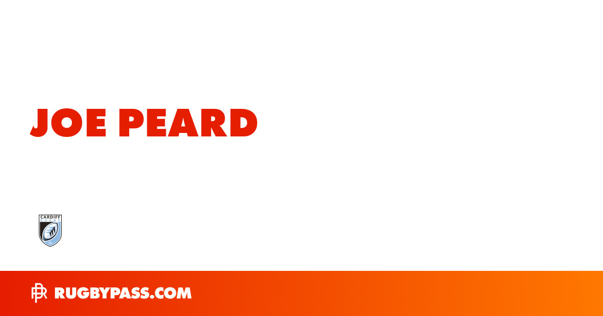 Joe Peard Rugby Bio | News, Stats, Age, Height & Team | RugbyPass