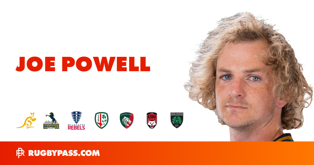 Joe Powell Rugby Bio | News, Stats, Age, Height & Team | RugbyPass