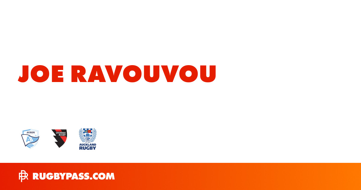 Joe Ravouvou Rugby Bio | News, Stats, Age, Height & Team | RugbyPass