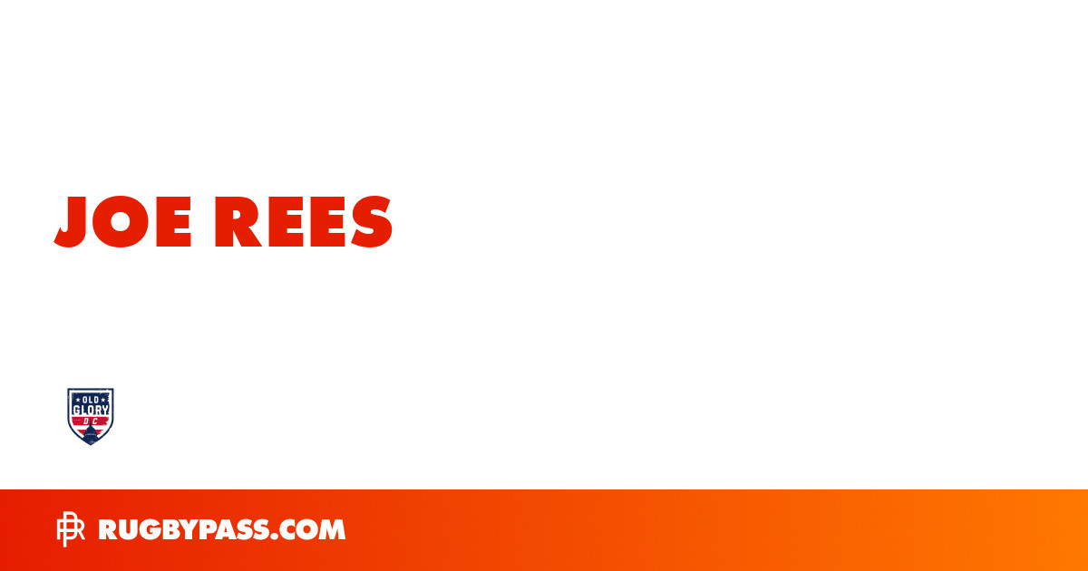 Joe Rees Rugby Bio | News, Stats, Age, Height & Team | RugbyPass