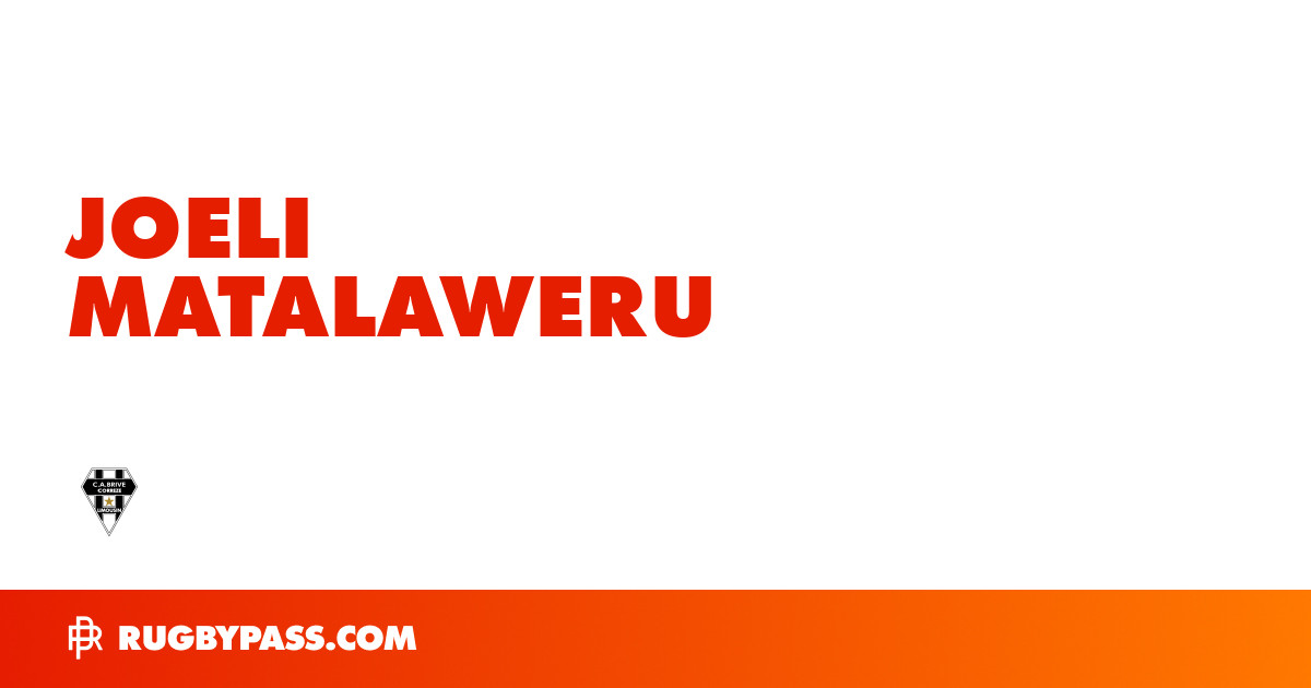 Joeli Matalaweru Rugby Bio | News, Stats, Age, Height & Team | RugbyPass