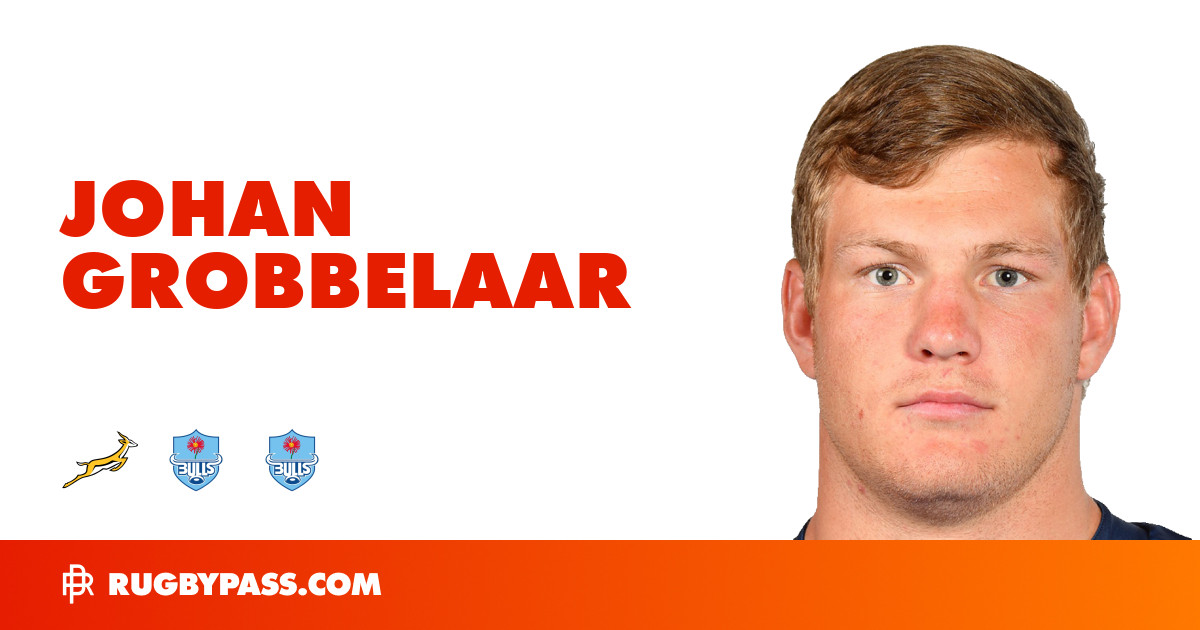 Johan Grobbelaar Rugby Bio | News, Stats, Age, Height & Team | RugbyPass