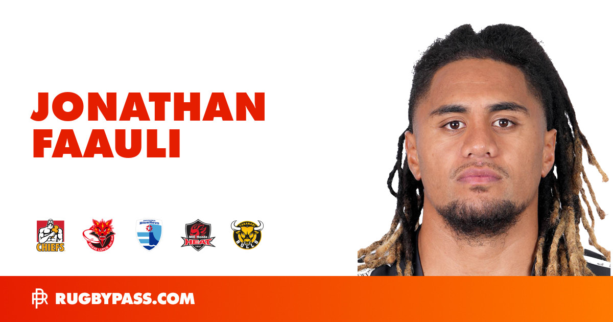 Jonathan Faauli Rugby Bio | News, Stats, Age, Height & Team | RugbyPass