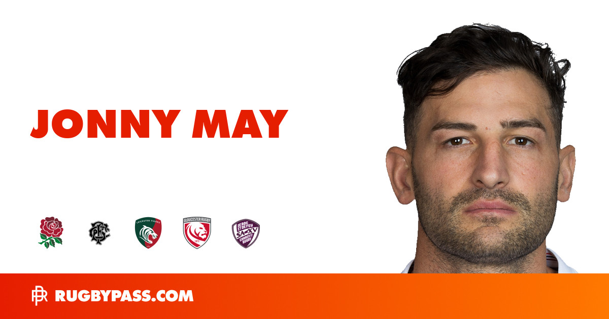 Jonny May Rugby Bio | News, Stats, Age, Height & Team | RugbyPass