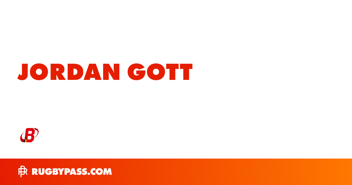 Jordan Gott Rugby Bio | News, Stats, Age, Height & Team | RugbyPass