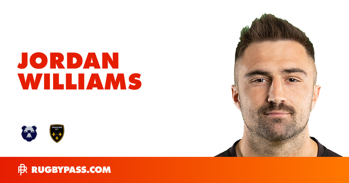 Jordan Williams Rugby Bio | News, Stats, Age, Height & Team | RugbyPass