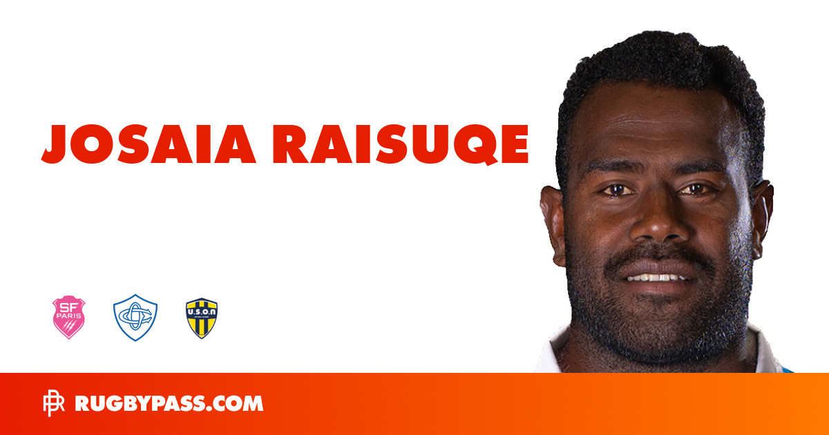 Josaia Raisuqe Rugby Bio | News, Stats, Age, Height & Team | RugbyPass
