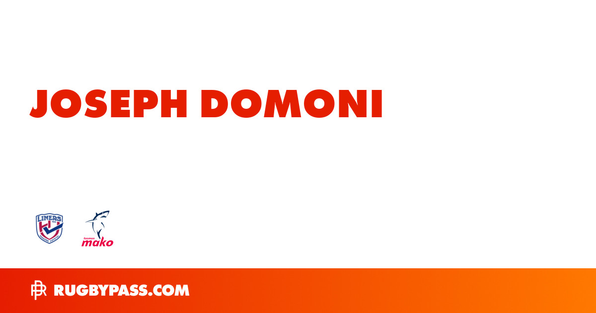 Joseph Domoni Rugby Bio | News, Stats, Age, Height & Team | RugbyPass