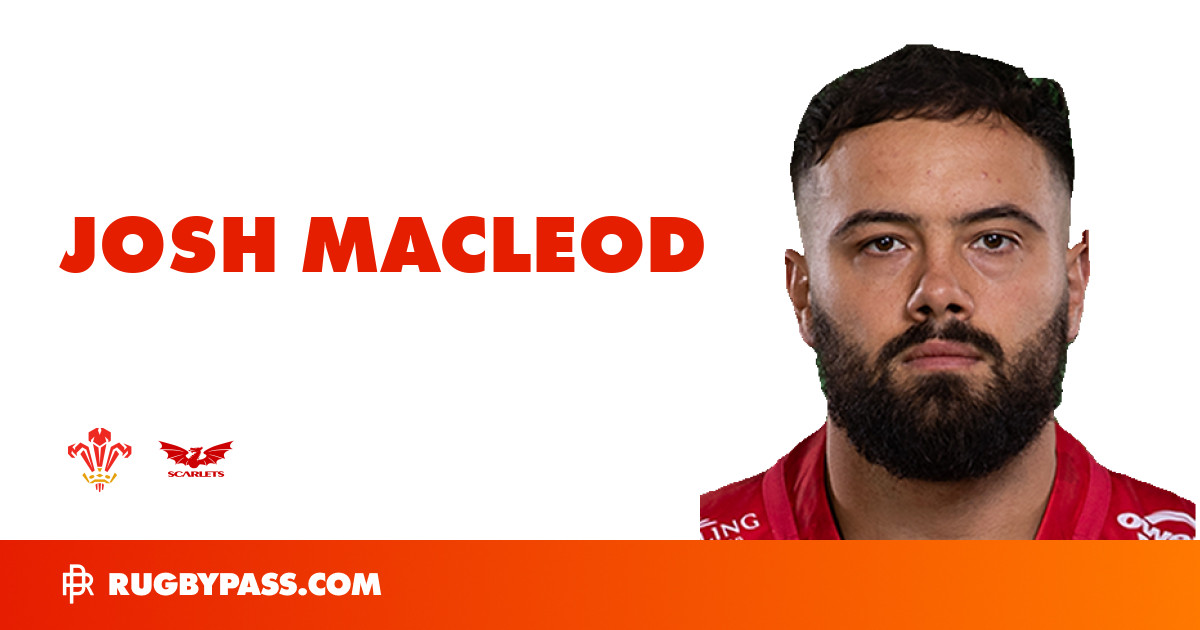 Josh Macleod Rugby Bio | News, Stats, Age, Height & Team | RugbyPass