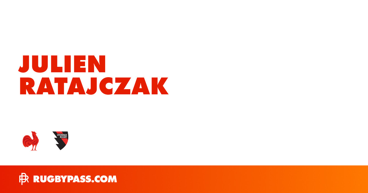 Julien Ratajczak Rugby Bio | News, Stats, Age, Height & Team | RugbyPass