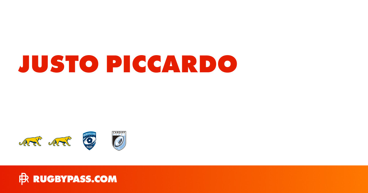 Justo Piccardo Rugby Bio | News, Stats, Age, Height & Team | RugbyPass