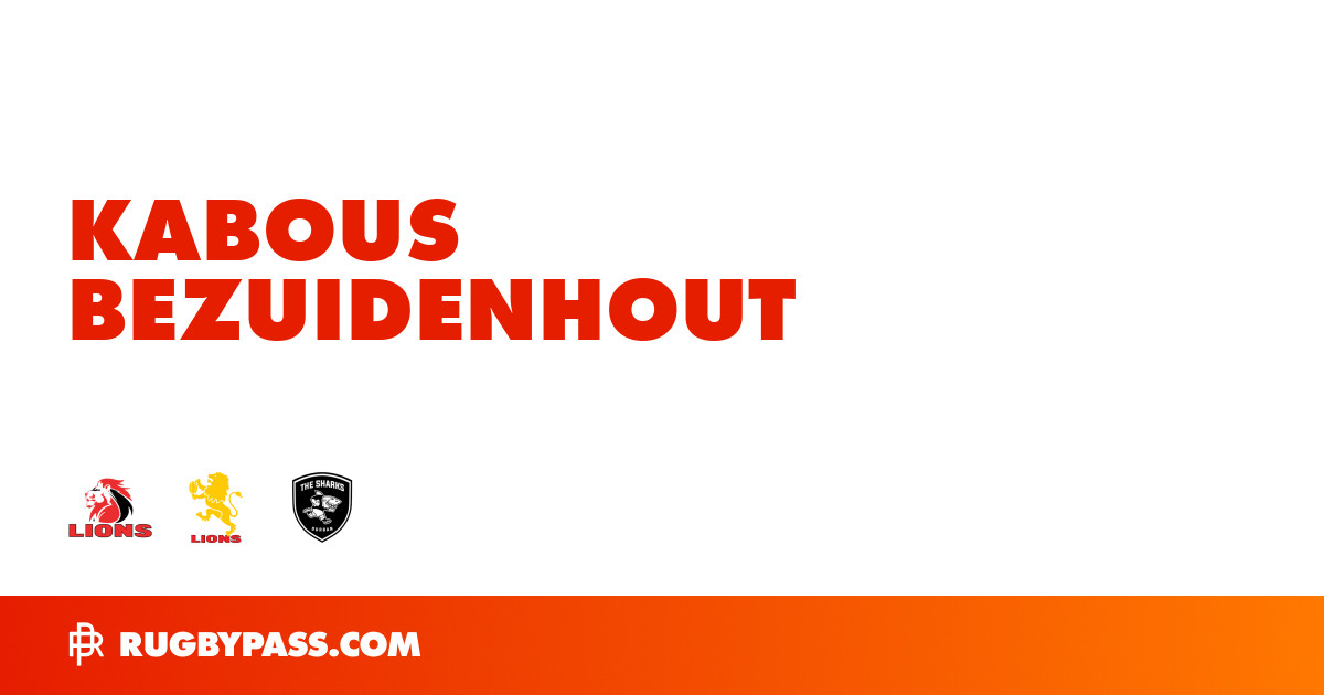 Kabous Bezuidenhout Rugby Bio | News, Stats, Age, Height & Team | RugbyPass