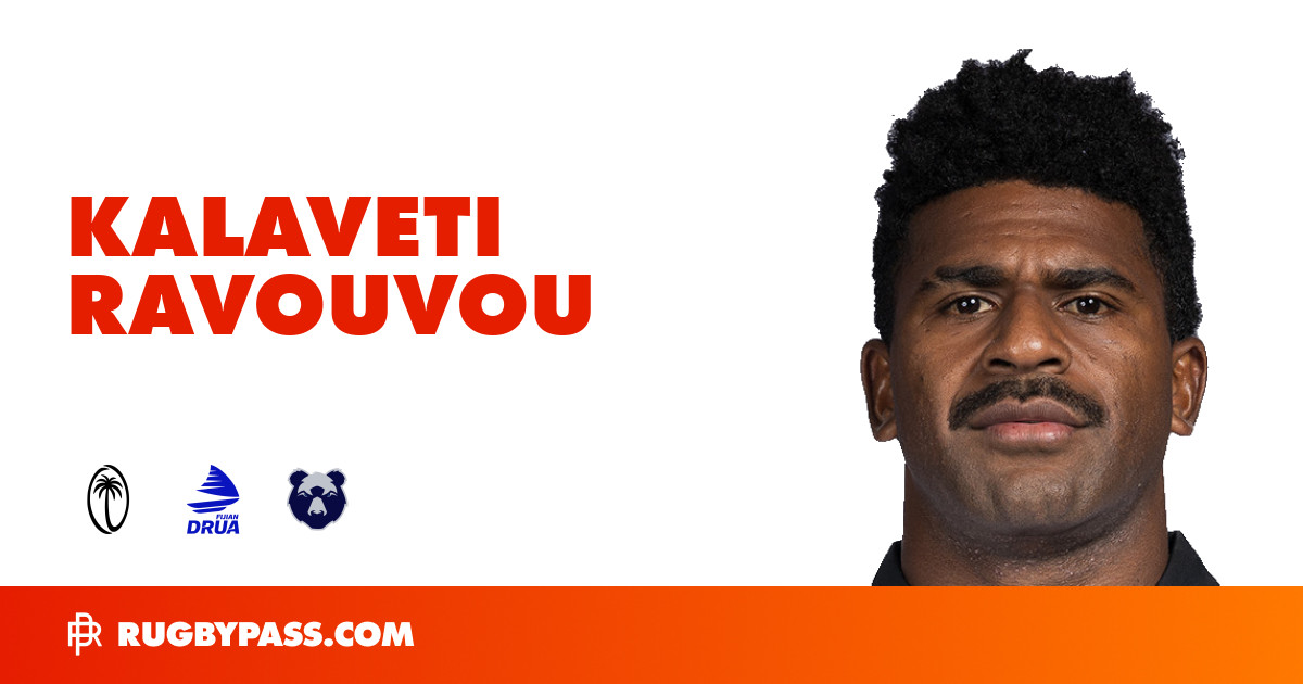 Kalaveti Ravouvou Rugby Bio | News, Stats, Age, Height & Team | RugbyPass