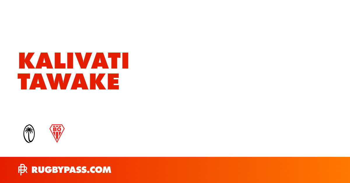 Kalivati Tawake Rugby Bio | News, Stats, Age, Height & Team | RugbyPass