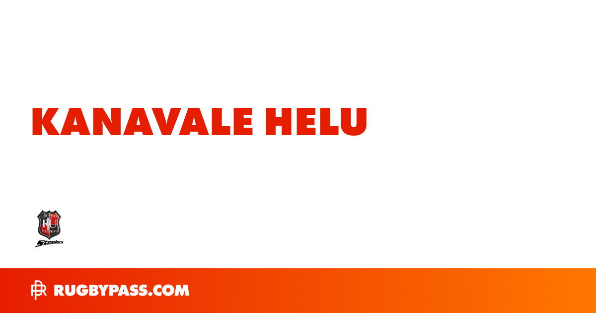 Kanavale Helu Rugby Bio | News, Stats, Age, Height & Team | RugbyPass