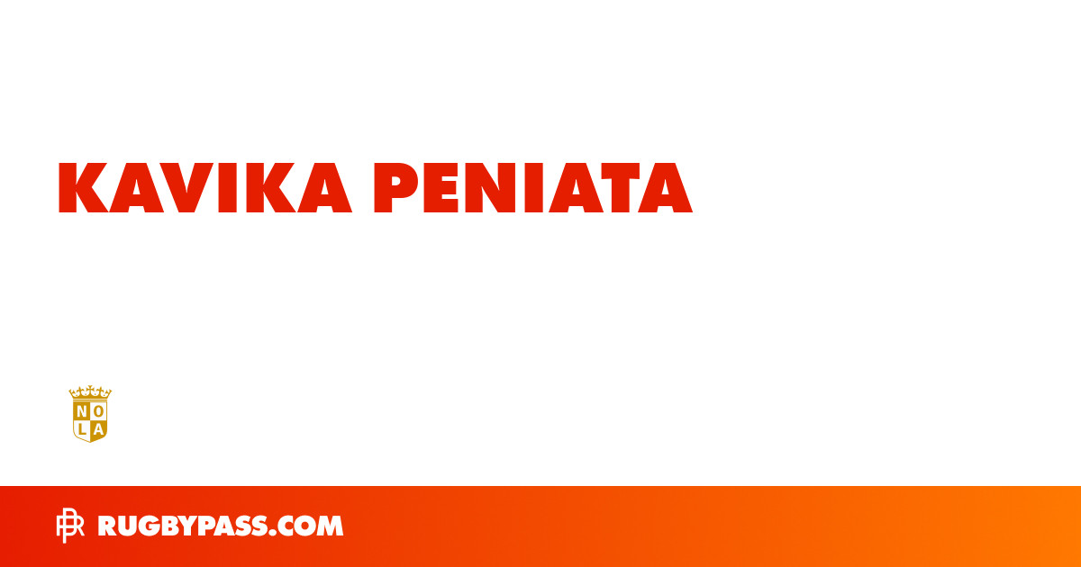 Kavika Peniata Rugby Bio | News, Stats, Age, Height & Team | RugbyPass