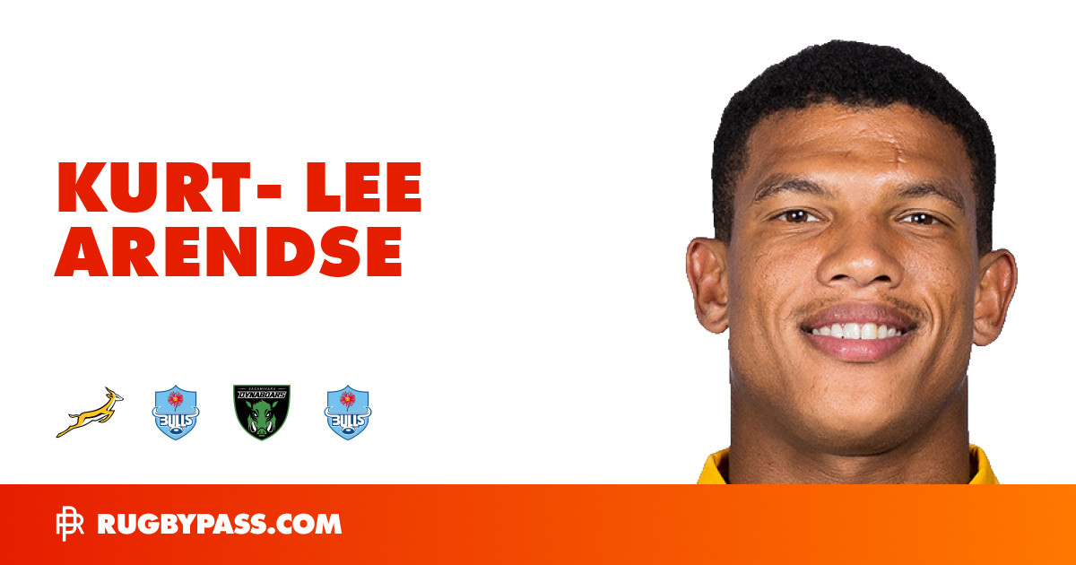 Kurt-Lee Arendse Rugby Bio | News, Stats, Age, Height & Team | RugbyPass