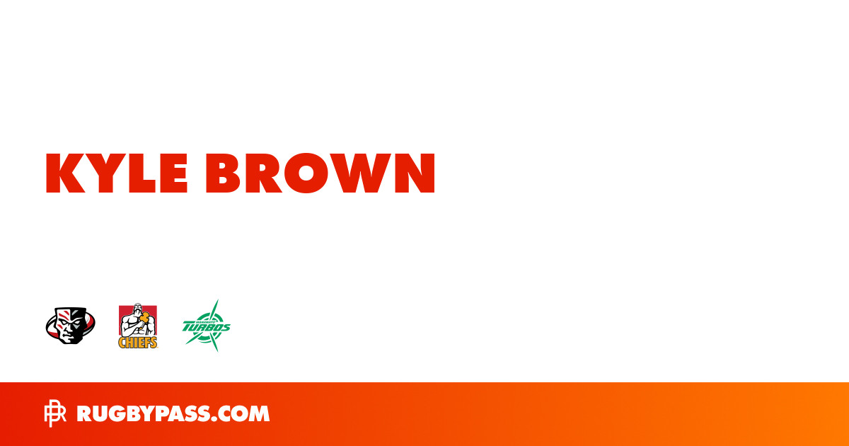 Kyle Brown Rugby Bio | News, Stats, Age, Height & Team | RugbyPass