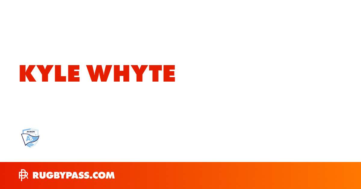 Kyle Whyte Rugby Bio | News, Stats, Age, Height & Team | RugbyPass