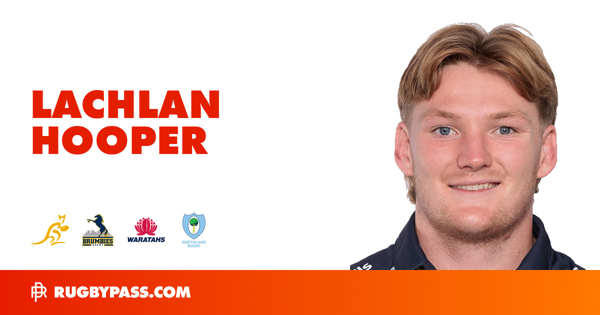Lachlan Hooper Rugby Bio | News, Stats, Age, Height & Team | RugbyPass