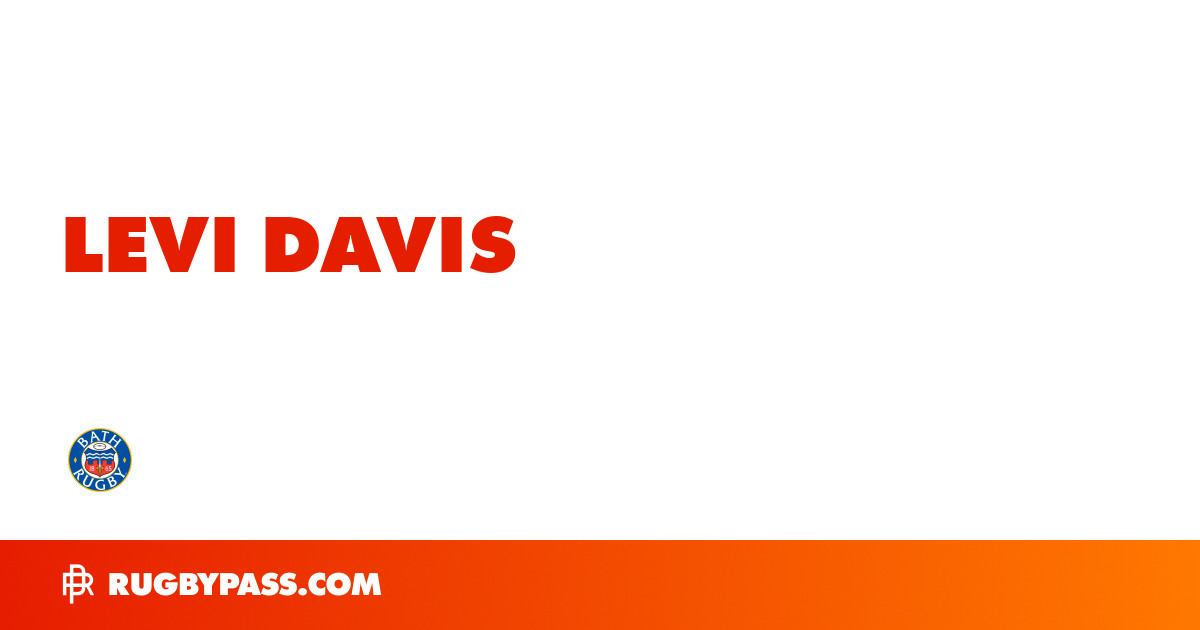 Levi Davis Rugby Bio | News, Stats, Age, Height & Team | RugbyPass
