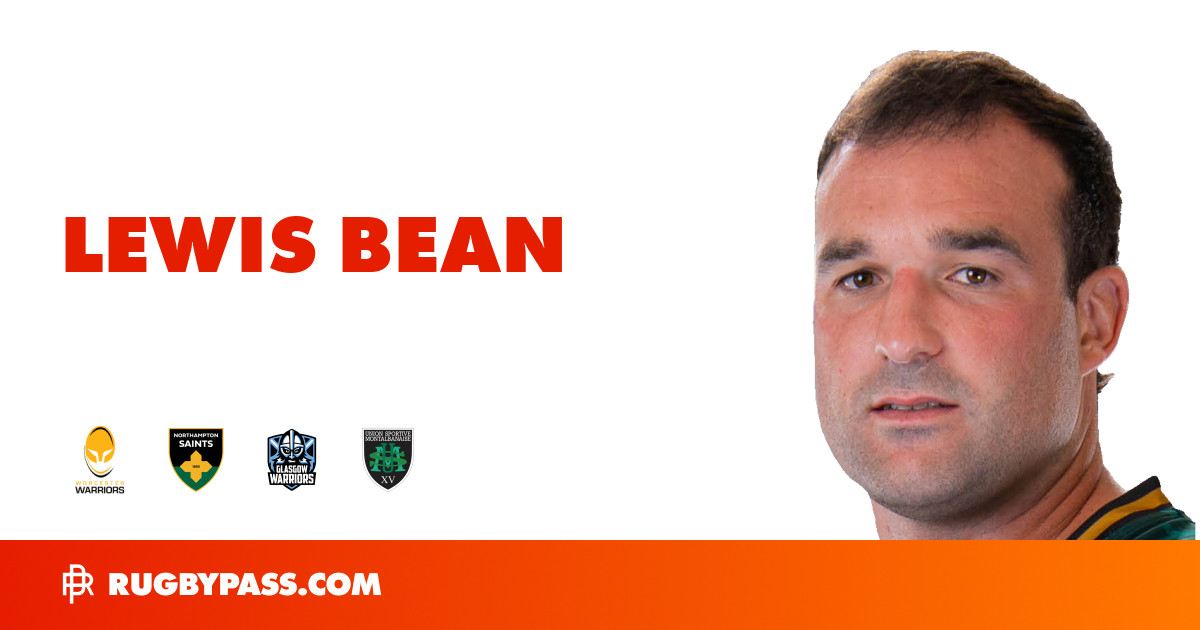 Lewis Bean Rugby Bio | News, Stats, Age, Height & Team | RugbyPass