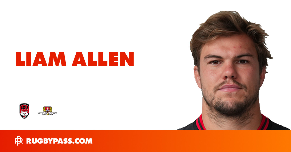Liam Allen Rugby Bio | News, Stats, Age, Height & Team | RugbyPass