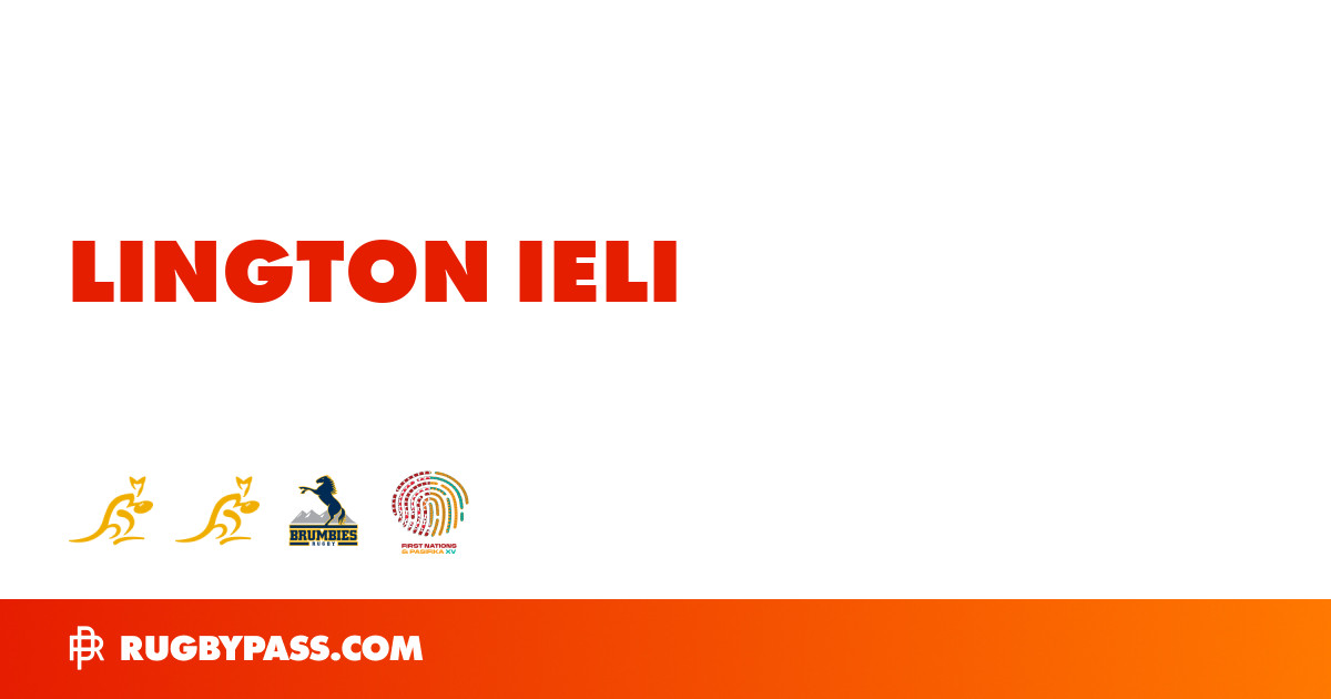 Lington Ieli Rugby Bio | News, Stats, Age, Height & Team | RugbyPass