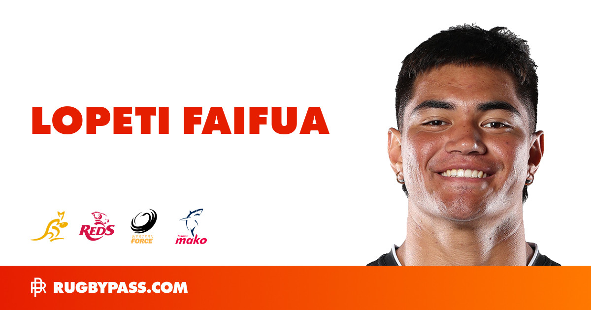 Lopeti Faifua Rugby Bio | News, Stats, Age, Height & Team | RugbyPass