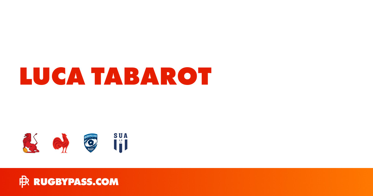 Luca Tabarot Rugby Bio | News, Stats, Age, Height & Team | RugbyPass