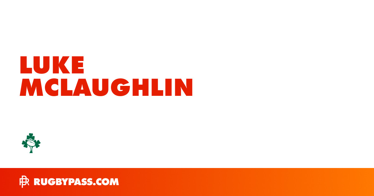 Luke McLaughlin Rugby Bio | News, Stats, Age, Height & Team | RugbyPass