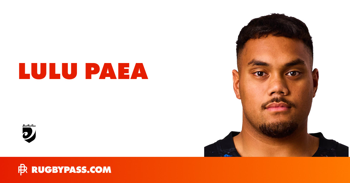Lulu Paea Rugby Bio | News, Stats, Age, Height & Team | RugbyPass