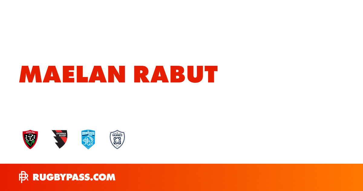 Maelan Rabut Rugby Bio | News, Stats, Age, Height & Team | RugbyPass