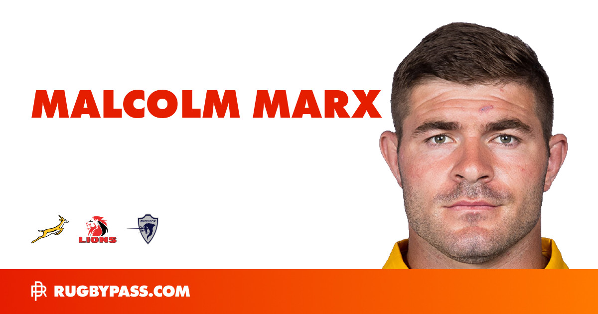 Malcolm Marx Rugby Bio | News, Stats, Age, Height & Team | RugbyPass
