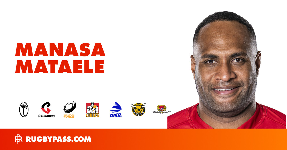 Manasa Mataele Rugby Bio | News, Stats, Age, Height & Team | RugbyPass