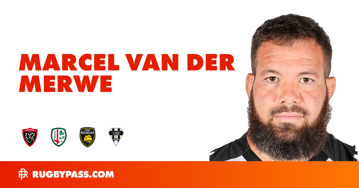 Marcel Van der Merwe Rugby Bio | News, Stats, Age, Height & Team ...