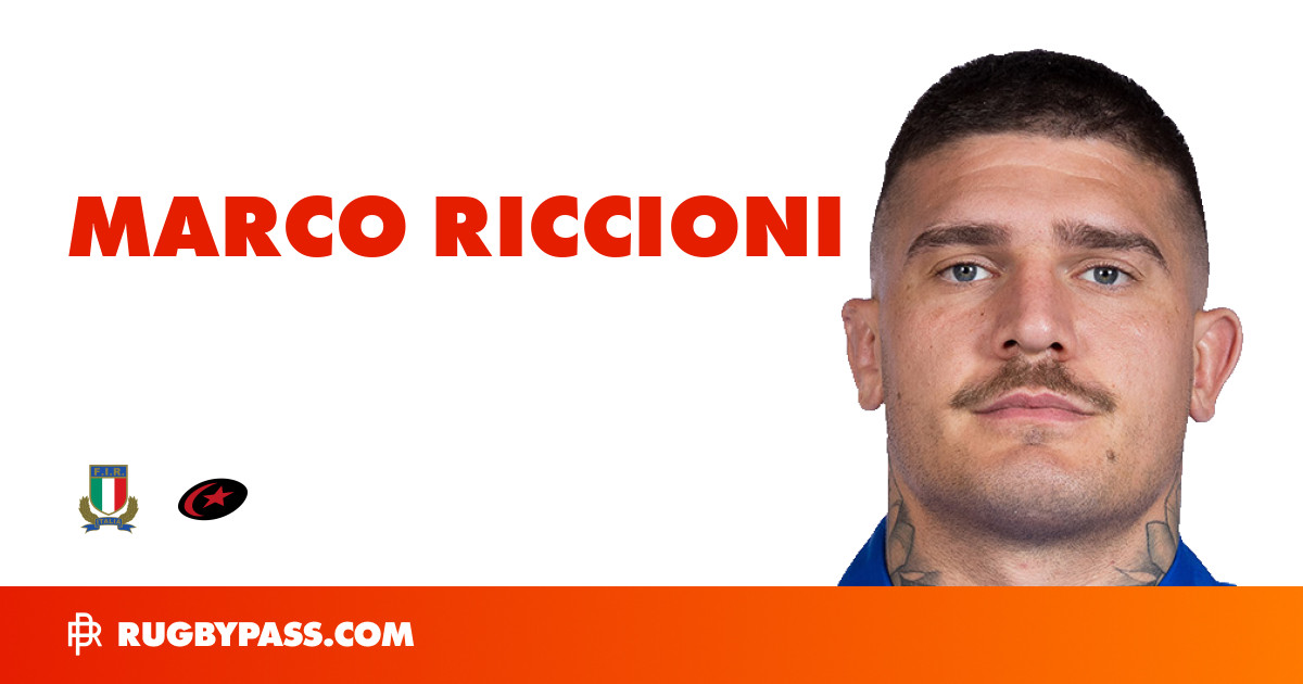 Marco Riccioni Rugby Bio | News, Stats, Age, Height & Team | RugbyPass