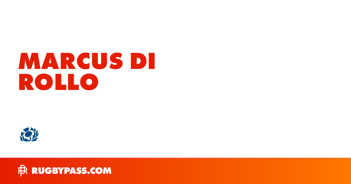 Marcus Di Rollo Rugby Bio | News, Stats, Age, Height & Team | RugbyPass