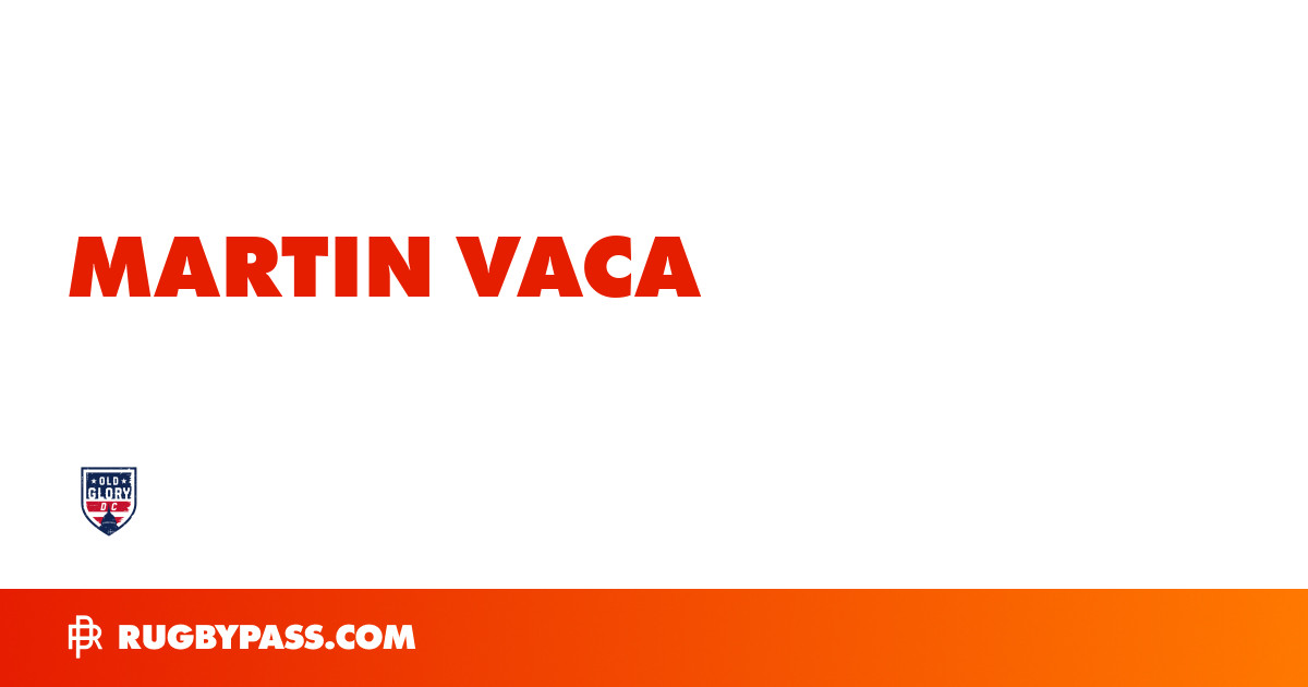 Martin Vaca Rugby Bio | News, Stats, Age, Height & Team | RugbyPass