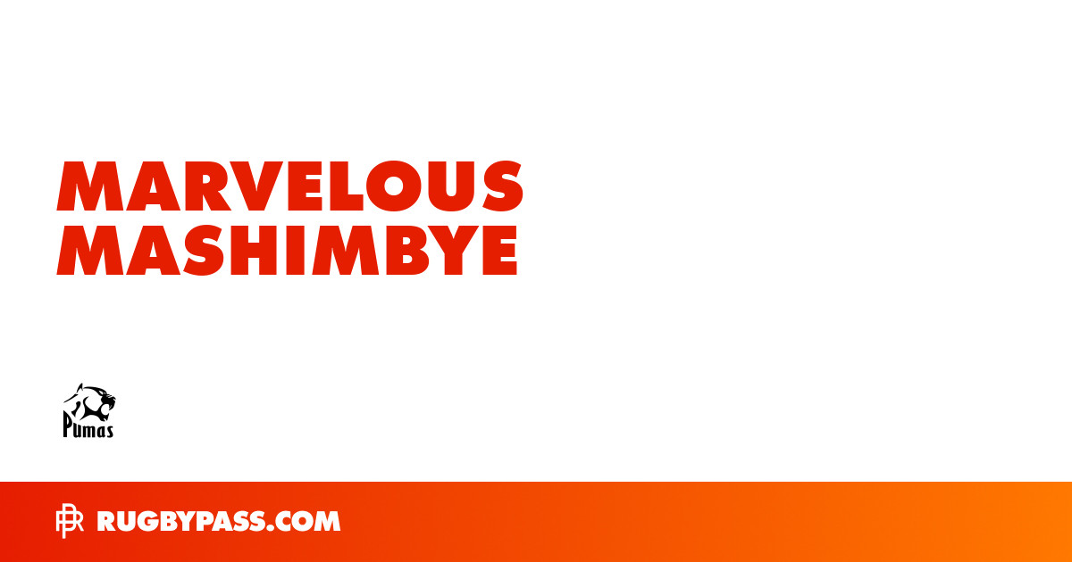 Marvelous Mashimbye Rugby Bio | News, Stats, Age, Height & Team | RugbyPass