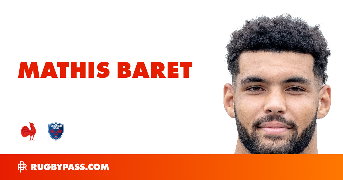 Mathis Baret Rugby Bio | News, Stats, Age, Height & Team | RugbyPass
