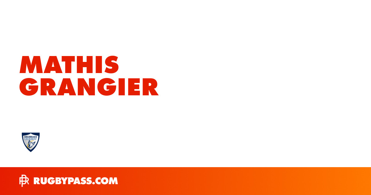 Mathis Grangier Rugby Bio | News, Stats, Age, Height & Team | RugbyPass