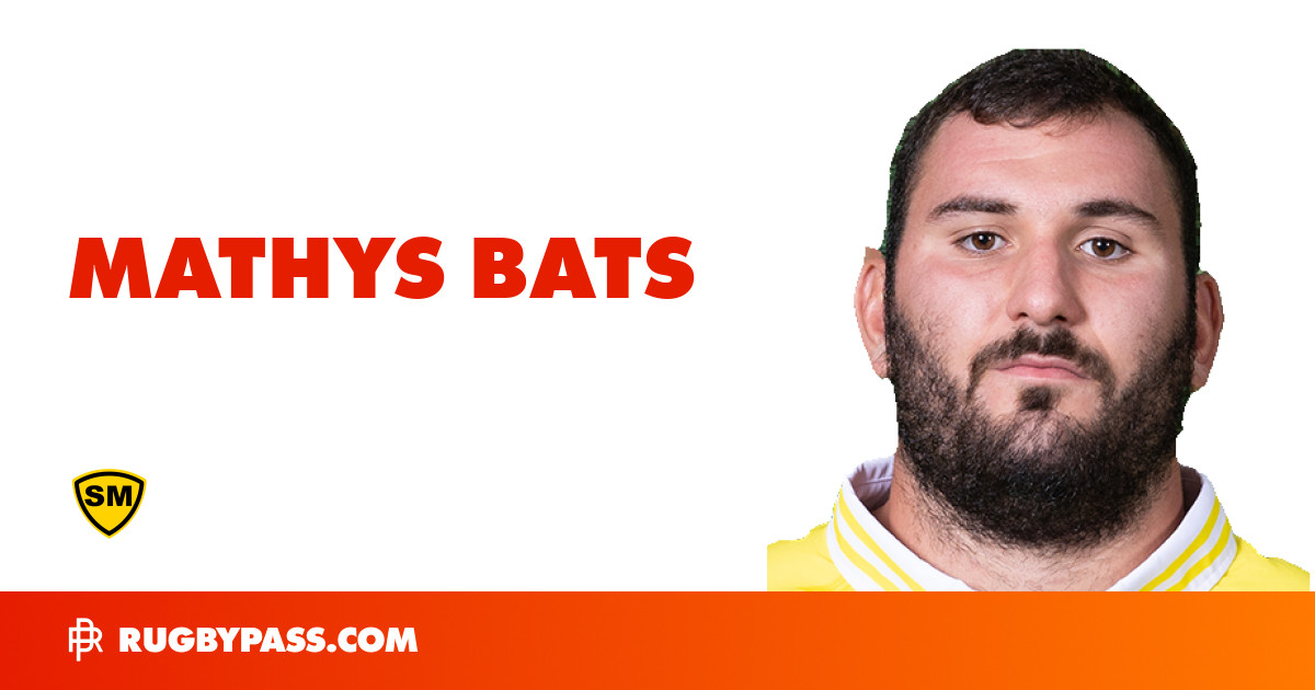 Mathys Bats Rugby Bio | News, Stats, Age, Height & Team | RugbyPass