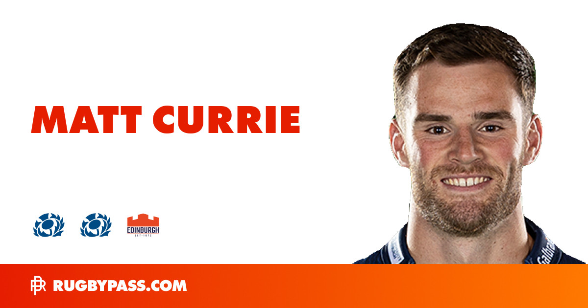 Matt Currie Rugby Bio | News, Stats, Age, Height & Team | RugbyPass