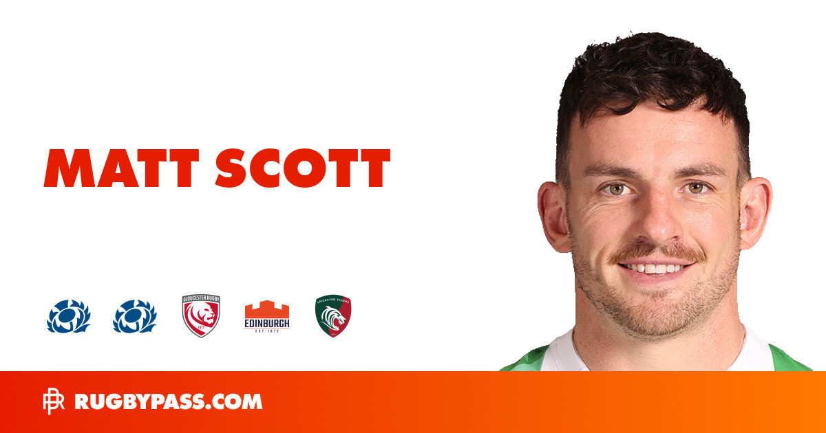 Matt Scott Rugby Bio | News, Stats, Age, Height & Team | RugbyPass