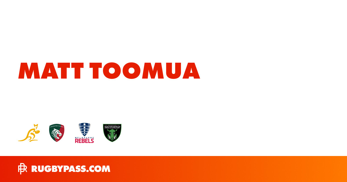 Matt Toomua Rugby Bio | News, Stats, Age, Height & Team | RugbyPass